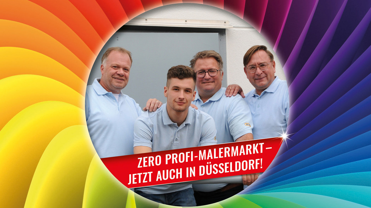 ZERO Profi-Malermarkt eröffnet neue Niederlassung in Düsseldorf | Verlag W. Sachon