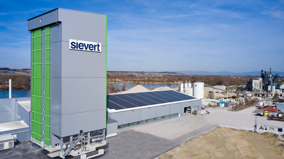 Klimafreundliches Trockenmörtelwerk der Sievert SE | Verlag W. Sachon