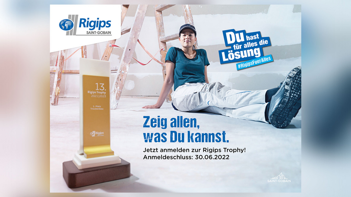 Anmeldefrist zur 13. Rigips Trophy 2021 I 2023 | Verlag W. Sachon